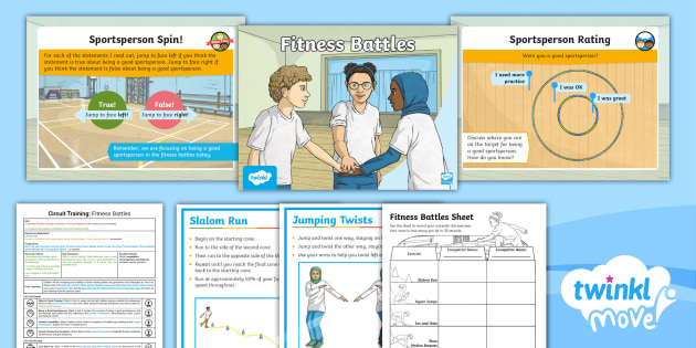Fitness Battles PE Lesson I Year 5 | Twinkl Move I KS2