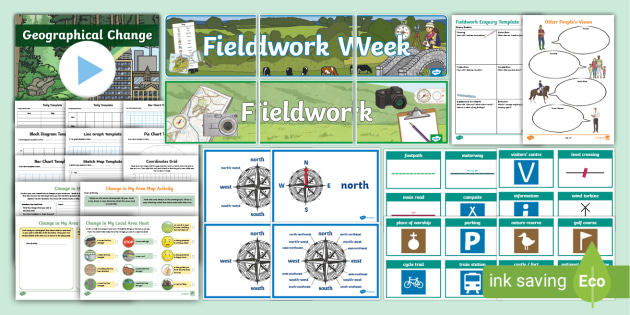 KS2 Fieldwork Week Teaching Pack - Geography - Twinkl
