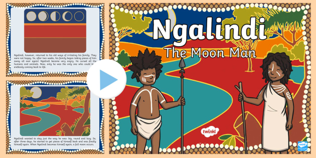 FREE! - Ngalindi the Moon Man PowerPoint (teacher made)