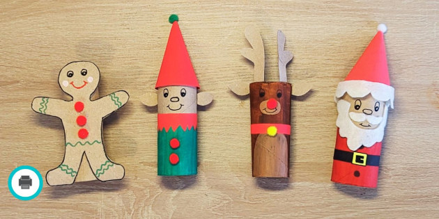 Christmas Characters Cardboard Tube Pack Christmas Crafts