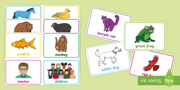 FREE! - Colour Prompt Cards to Support Teaching on Brown Bear Brown Bear