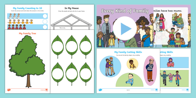 EYFS All About Me - My Special People Pack (Ages 3-5)