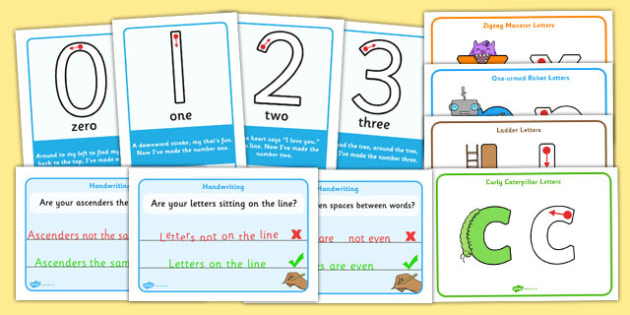 KS1 Handwriting Display Pack (teacher made)