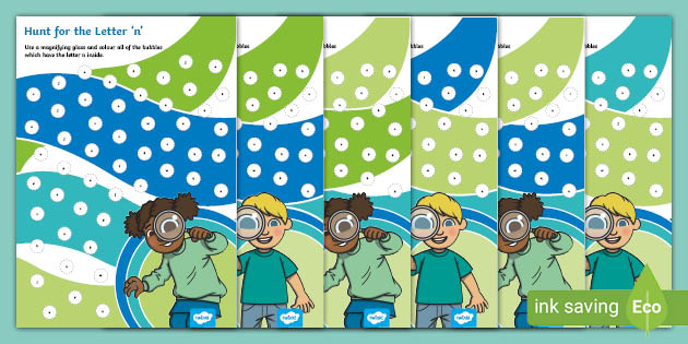 Letter Hunt Posters N-Z (teacher made)