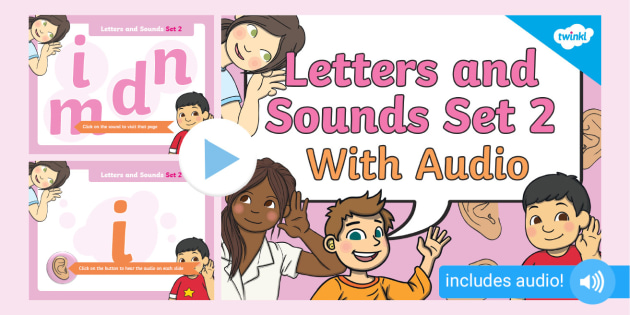Phase 2 Set 2 Letters and Sounds with Audio (teacher made)