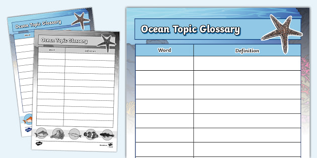 Ocean Writing Templates | twinkl.com.au