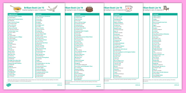 Primary Reading Books List pack | English Resources