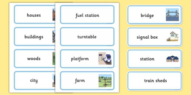 Train Track Discussion Cards (teacher made)