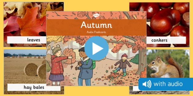 Autumn Audio Flashcards - ESL Listening Resources