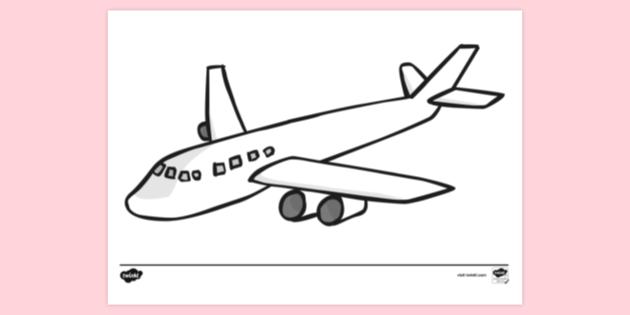 FREE! - Jet Colouring Page | Colouring Sheets (teacher made)