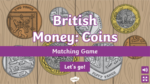 British Money Interactive Matching Activity