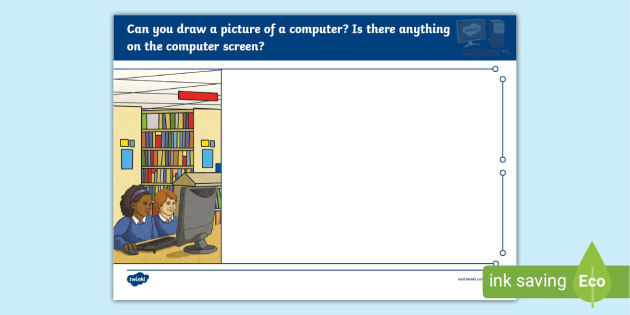 FREE! - Computer Drawing Prompt (teacher made)