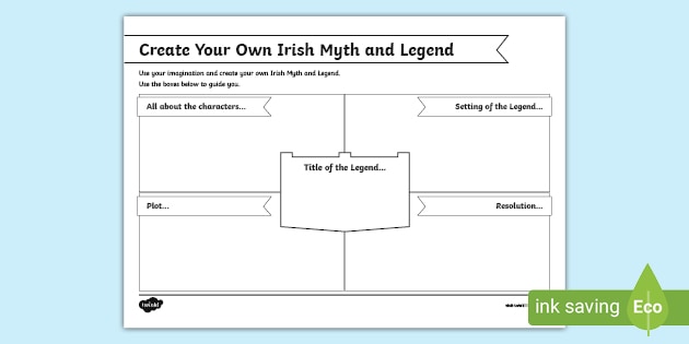 Create Your Own Irish Myth and Legend (teacher made)