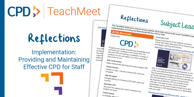 Continuing Professional Development Courses | twinkl.ca