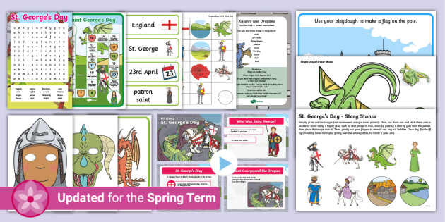 St George's Day Childminder Resource Pack (teacher made)