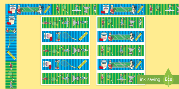 Wimbledon Display Borders