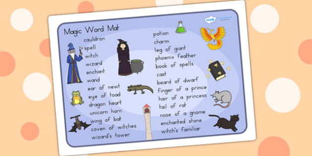 Magic Word Mat
