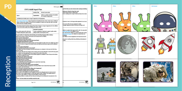 EYFS Space Rocket Construction Input Plan and Resource Pack