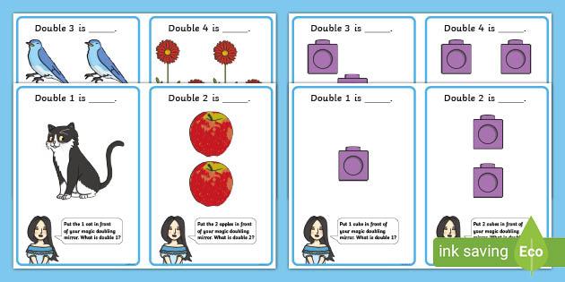 👉 Snow White's Magic Doubling Mirror Activity