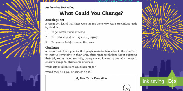 What Could You Change? Worksheet / Worksheet (teacher made)