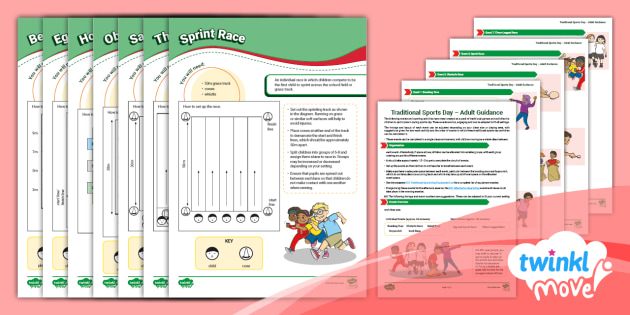 Traditional Sports Day I KS1 Pack I Move PE (teacher made)