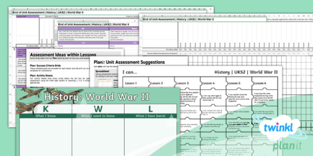 World War 2 Assessment Pack - Year 5 & 6 History