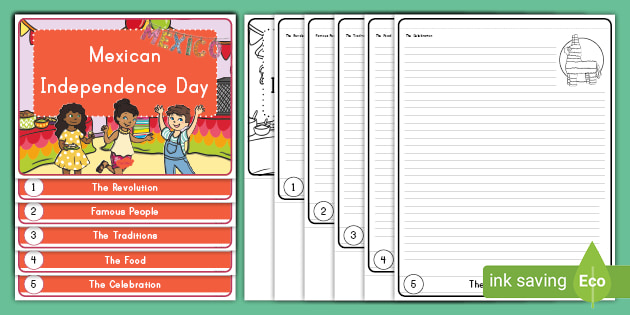 Mexican Independence Day Lapbook Project | Twinkl