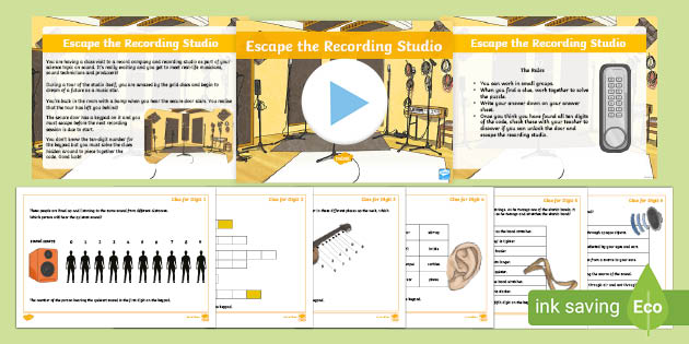 Year 4 Sound Escape the Room Game (teacher made)