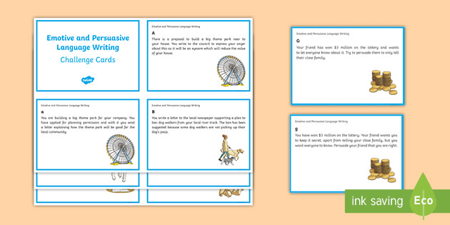 New Zealand Literacy Years 7-8: Emotive & Persuasive Language Writing