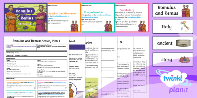 Romulus and Remus Guided Reading 1 Y4 (teacher made)