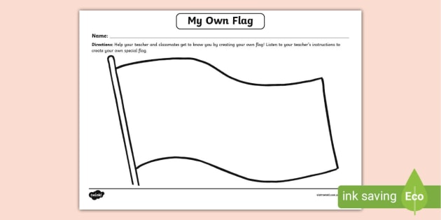 My Own Flag Activity Sheet