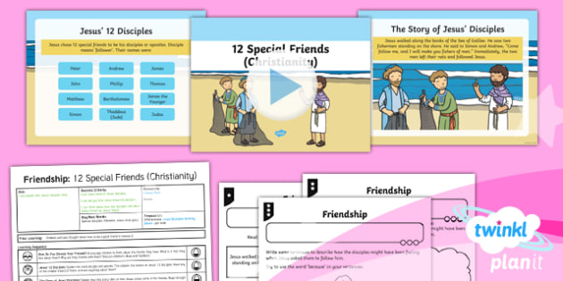 RE: Friendship: 12 Special Friends (Christianity) Year 1 Lesson Pack 6