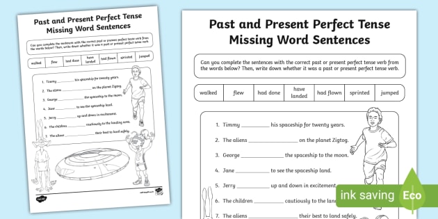 Present Perfect Tense Worksheets Interactive Worksheet Past V Exercises