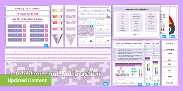Year 2 Number - Addition and Subtraction Primary Resources