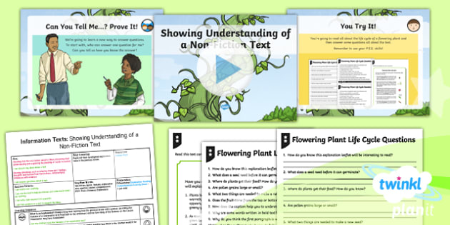 Plants: Jack and the Beanstalk: Information Texts 2 Y3 Lesson Pack s