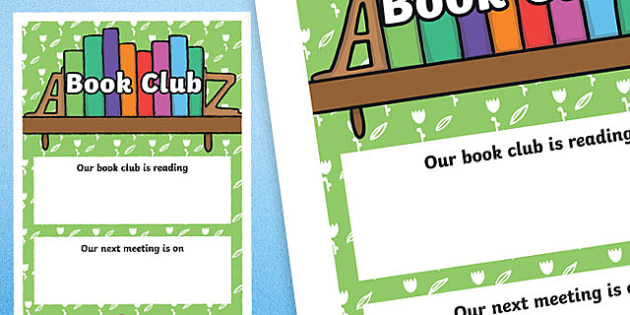 Book Club A4 Display Poster-Scottish