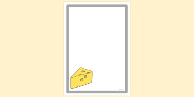 FREE! - Cheese Curds Page Border (teacher made)
