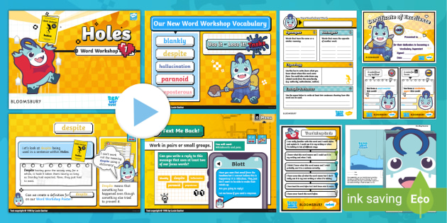 Holes Vocabulary Resources | twinkl.co.uk