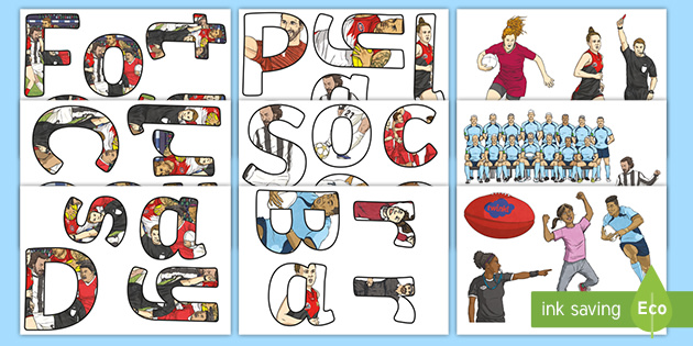 Footy Colours Day Door Display Pack (teacher made)