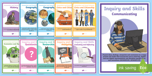 Australia Year 5 HASS Targets Display Posters (teacher made)