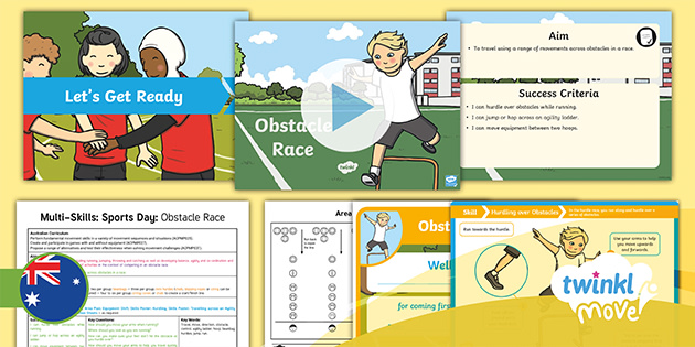Move PE Year 1 Multi-Skills: Sports Day Lesson 6: Obstacle Race Lesson Pack