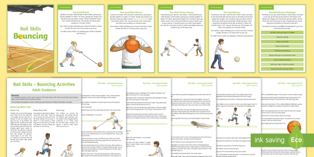 CfE Second Level Ball Skills - Bouncing Activity Pack