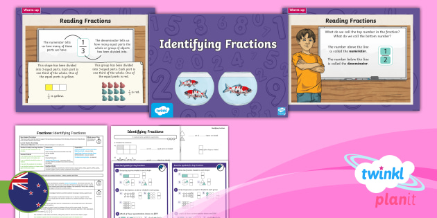Level 3 Fractions: Read the Symbols for Any Fractions Lesson 1