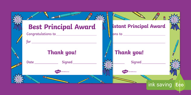 Best Principal Award