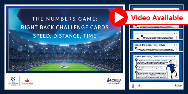 FREE! - 👉 Champions Challenge Card: Speed Distance Time