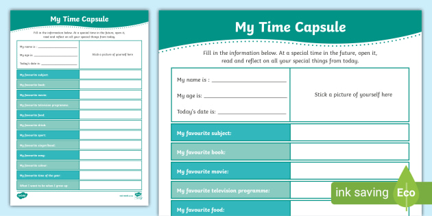 Time Capsule Education • Twinkl.com.au