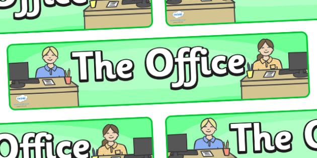 The Office Role Play Display Banner - the office, office