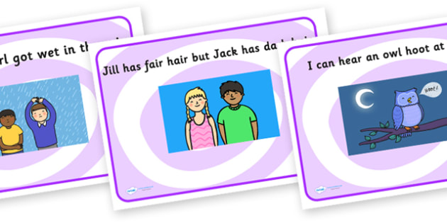 Phase 3 Sentences for Reading Posters (teacher made)