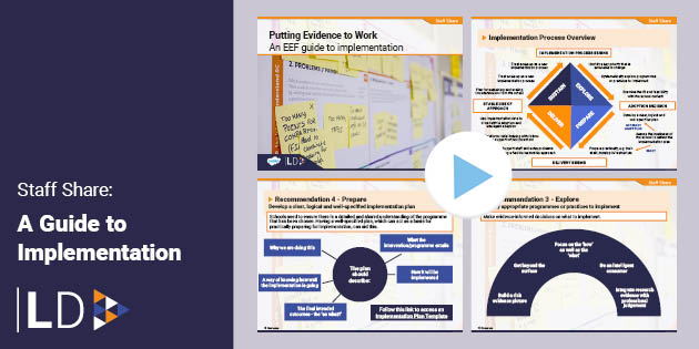 Staff Share: An EEF Guide to Implementation (teacher made)