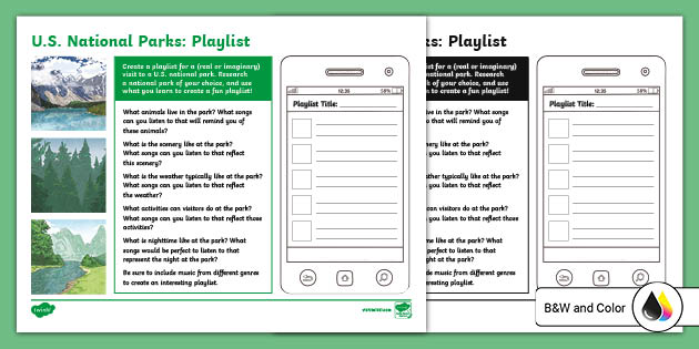 National Parks Worksheets | twinkl.com